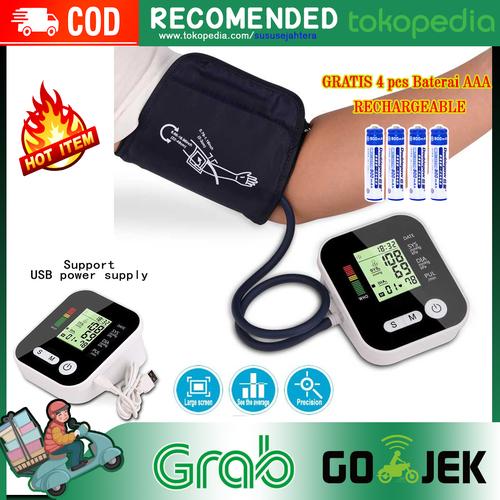 Jual Alat Pengukur Tekanan Darah Digital Tensimeter Digital Cek Ukur ...