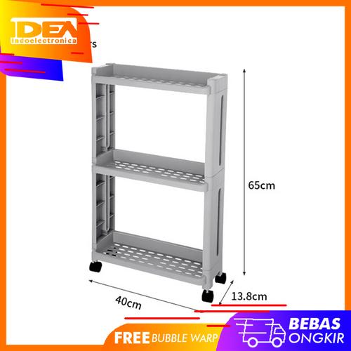 Jual Rak Laci Tingkat Dapur Kitchen Storage Rack 3 Layer - MOSB-02 ...