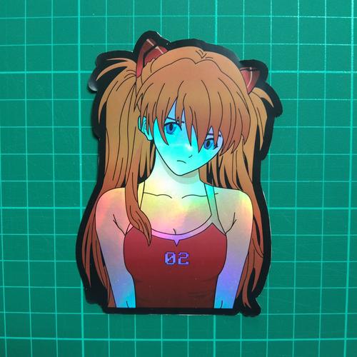 Jual Evangelion Hologram Stiker Anime - Asuka - Kota Tangerang Selatan ...