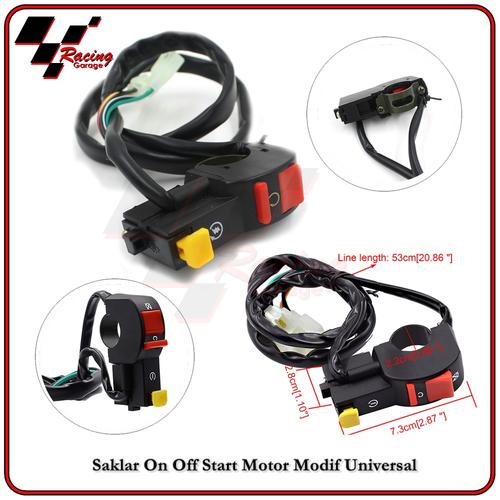 Jual Saklar On Off Start Motor Modif Universal - Jakarta Barat - Racing ...