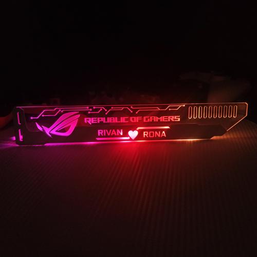 Jual VGA Holder / GPU Holder vertical Led RGB aRGB sync Mobo - aRGB LED ...