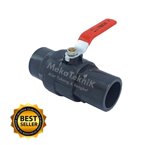 Jual BALL VALVE PVC GAGANG PLAT 1" FORTEC / STOP KRAN / BALLVALVE PVC - Kota Medan - MekaTeknik ...