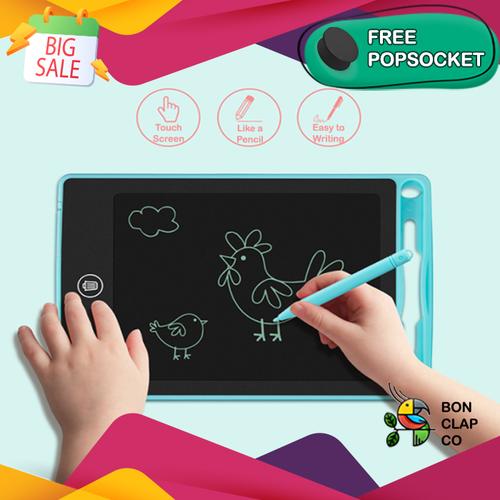 Jual Tablet Menggambar Anak Drawing Digital LCD Papan Tulis Belajar KR ...