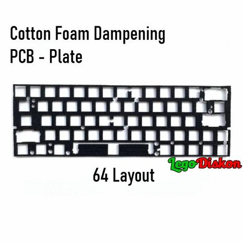 Jual COTTON FOAM PCB PLATE Berbagai Layout - FOAM Plate Dampening ...