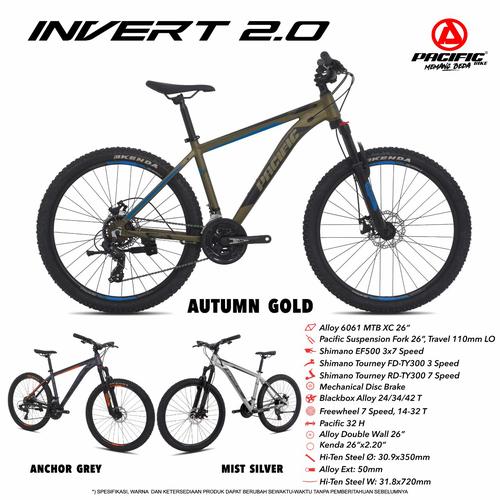Jual Sepeda Gunung 26 Inch, MTB 26 Pacific Invert 2.0, Alloy - Kab ...