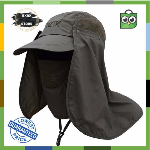 Jual Topi Memancing Tentara Jepang Anti UV Matahari Topi Pancing - Biru ...