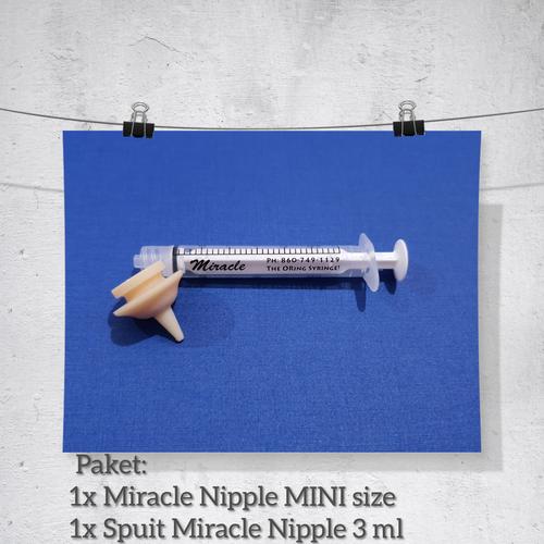 Jual Paket Dot Kucing Miracle Nipple MINI Size + Single Spuit ...