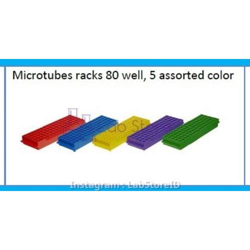 Jual Micro Centrifuge Tube Rack Rak Mikro Centrifuge Rak PCR | Biologix ...
