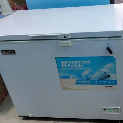 Jual Chest Freezer Box Modena MD 20 W, 205 Liter, 160 Watt, SECOND ...