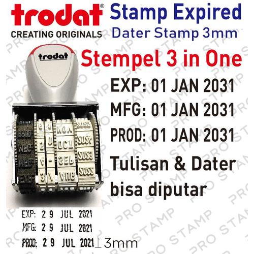 Jual Stempel Dater Kode Produksi / Expired - Kab. Bekasi - PRO STAMP ...