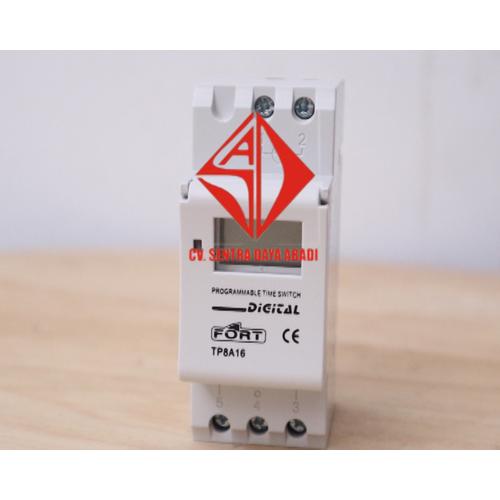 Jual Weekly Digital Timer TP8A16 DIN RAIL Mounting FORT - Kab. Sidoarjo ...
