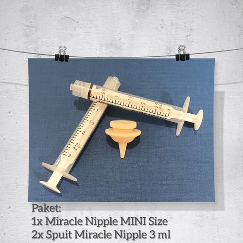 Jual Dot Kucing Miracle Nipple MINI Size + Paket Duo Spuit Special - 2x ...