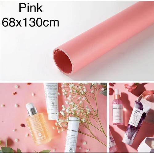 Jual Background Foto 68x130cm Pink Photo PVC Backdrop Pure Color ...
