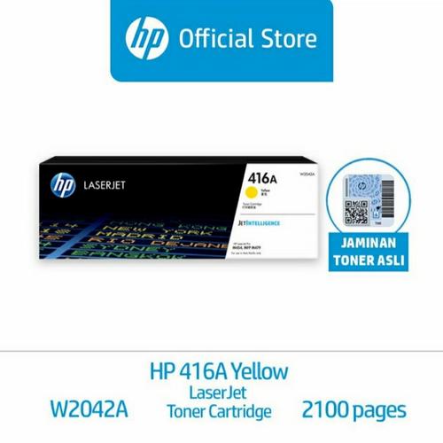 Jual Toner Hp 416A yellow original LaserJet [W2042A] cartridge ...