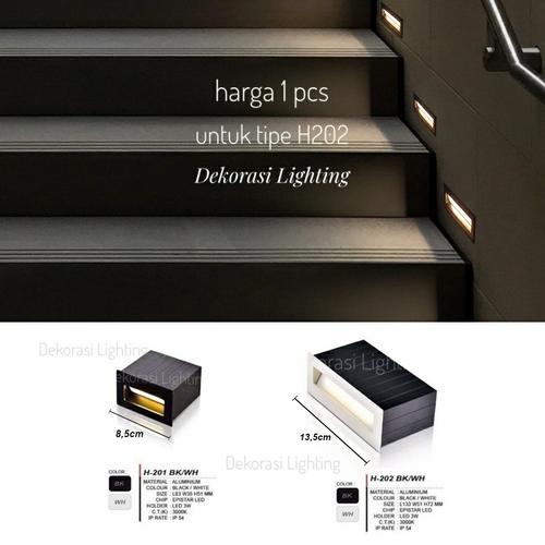 Jual H202 LAMPU TANGGA DINDING LED INBOW,STAIRS,STEP LIGHT WATERPROOF ...