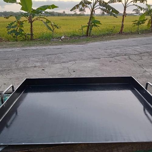 Jual wajan datar 3sisi 3mili wajan roti bakar panggangan kebab burger ...