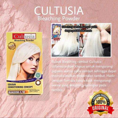 Jual Pewarna Rambut Bubuk Pria Wanita Cultusia Bleaching Powder 0 00 ...