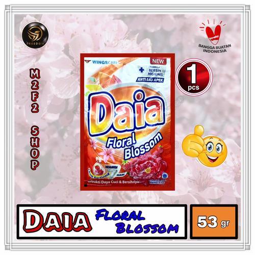 Jual Daia Bunga Floral Blossom Detergent Bubuk Sachet 53 gr (Harga ...