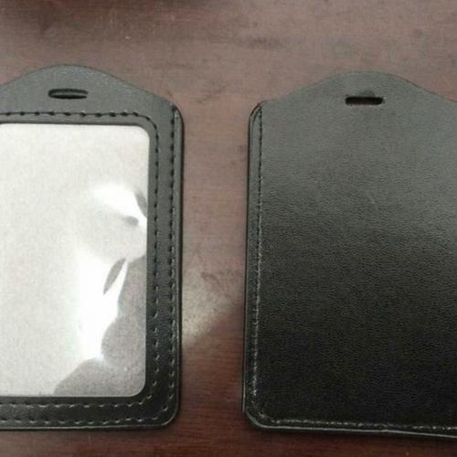 Jual Id Card Holder Kulit/Name Tag Holder Tempat Id/Casing Id Card ...