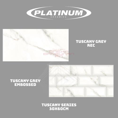 Jual Keramik Dinding Platinum tile - TUSCANY series 30x60cm KWA - Grey ...