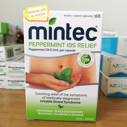 Jual MINTEC Peppermint IBS Relief - 60 Capsules Original from Australia ...