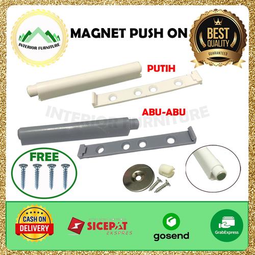 Jual Magnet Push Open Pintu Kayu / Magnet Tip On Magnet Damper Catches ...
