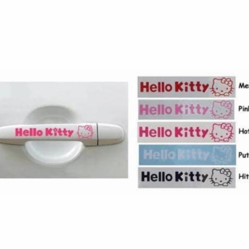 Jual Stiker mobil Hello kitty Sticker Hendle pintu mobil motif hello ...