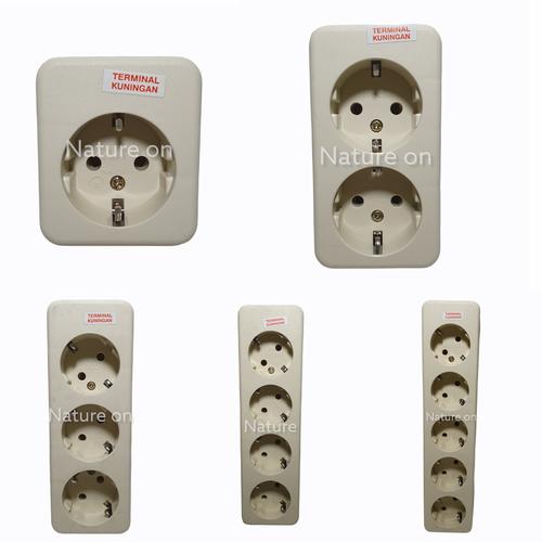 Jual stop kontak outbow lubang 1 2 3 4 5 6 ob uticon broco terminal ...