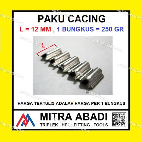 Jual Paku Cacing 12mm Paku Pengnyambung Triplek Penyambung Kayu - Kab ...