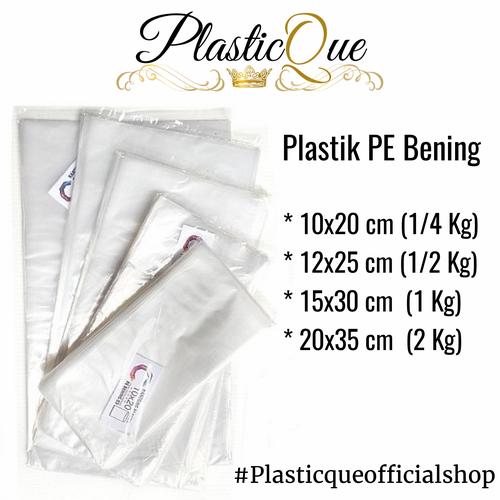 Jual Plastik PE Bening 200 Gram Kantong Bungkus Minyak Santan Gula Es ...