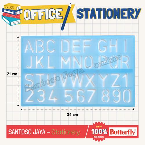 Jual Penggaris MAL Huruf dan Angka No. 290 - 21x34 cm - Kab. Kudus ...