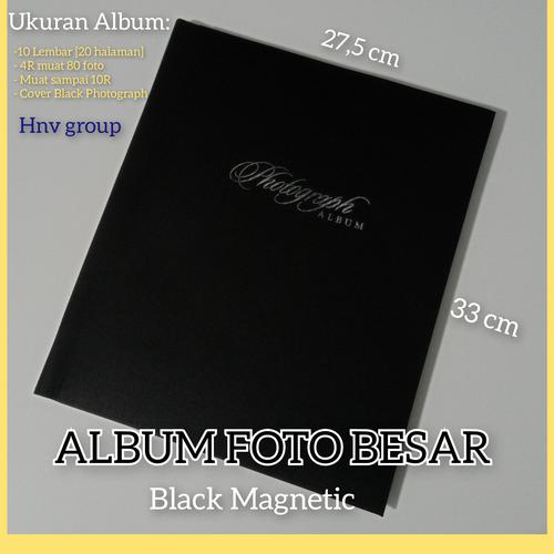 Jual [GUDANG ALBUM] Album Foto Wedding Family Besar Black Sheet ...