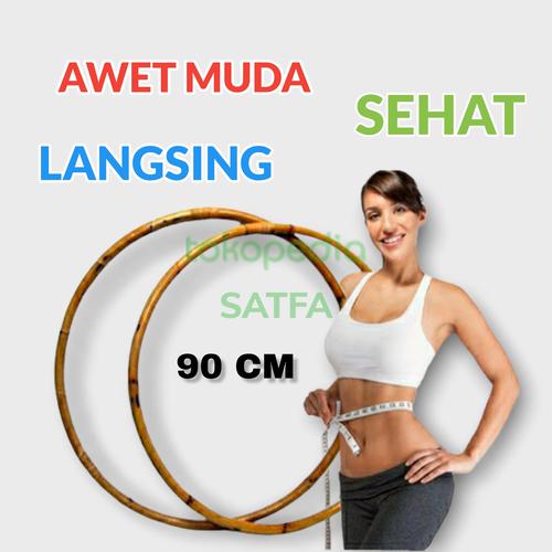 Jual Hulahoop Rotan 90 cm / hoolahoop rotan asli / hulahup 90cm holahop ...