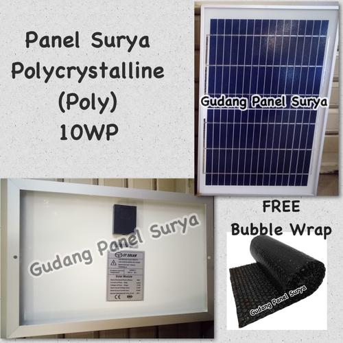 Jual Panel Surya Solar Panel Solarcell ST Solar STEC Module POLY 10WP ...