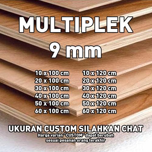 Jual MULTIPLEK / TRIPLEK 9 MM 100 cm dan 120 cm bisa CUSTOM - 10x100 cm ...