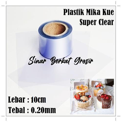 Jual Plastik Mika Kue Bening / Plastik Mika Pinggiran Kue Cake Lebar ...