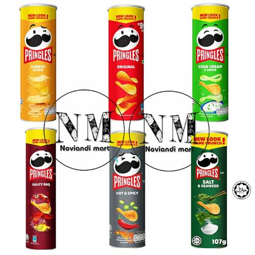 Jual ( Keripik Kentang ) Pringles Potato Chips 107gram / pringles 107gr ...