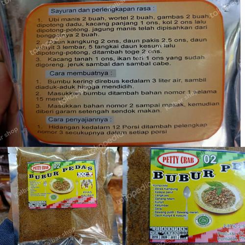 Jual Bubur Pedas Instan / Bubur Pedas Sambas / Makanan Khas Kalbar ...