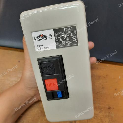 Jual FORT metal box dol starter 2.8 - 4.4 A motor starter 3 phase MSN ...