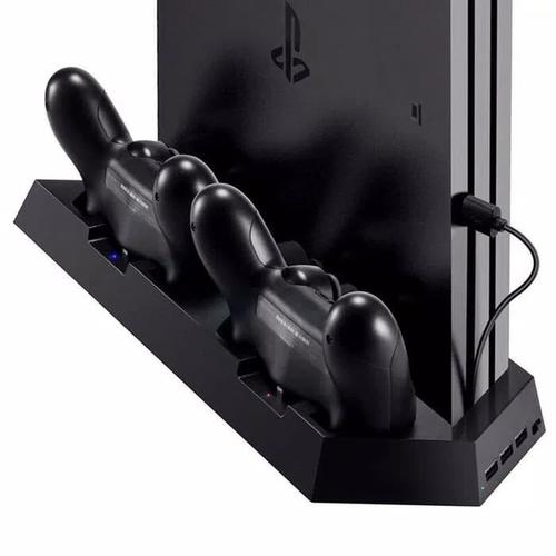 Jual DOBE charging dock vertical cooling stand fan PS 4 PS4 FAT SLIM ...