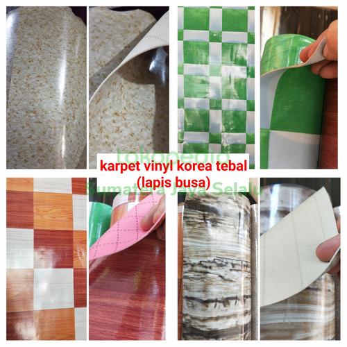 Jual KARPET LANTAI VINYL TEBAL KOREA BUSA SPONGE FLOORING LEBAR 2M ...