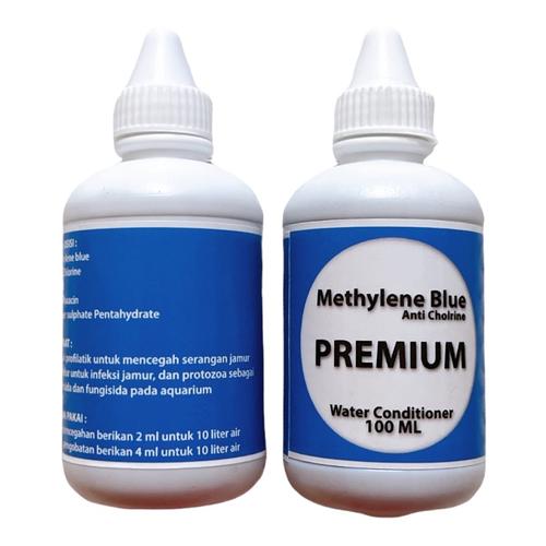 Jual OBAT BIRU IKAN METHYLENE BLUE ANTI CHLORINE WATER CONDITIONER ...