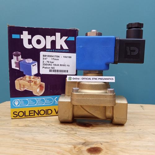 Jual SOLENOID VALVE 3/4 TEKANAN TINGGI 70 BAR TORK-PSV-104-230VAC/24VDC/110 - Jakarta Barat ...