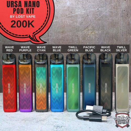 Jual URSA NANO POD KIT AUTHENTIC BY LOST VAPE - wave black - Jakarta ...