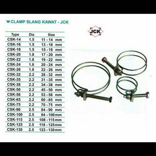 Jual Clamp Selang Kawat Size 45-50mm - JCK CSK-50 klemp wire csk50 - Jakarta Barat - Supermarket ...