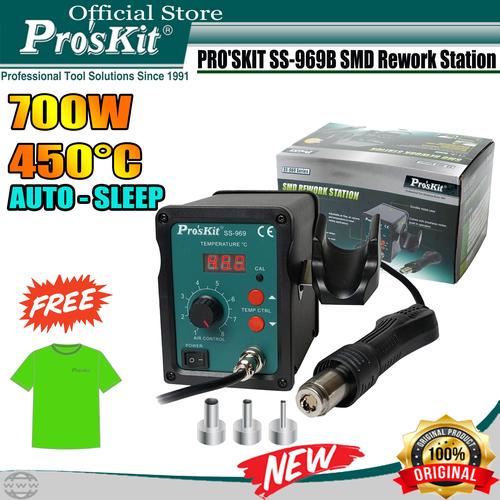 Promo Blower UAP Digital Solder Uap Proskit SS-969B SMD Rework Station ...