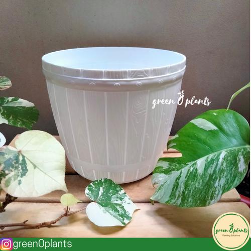 Jual Pot Plastik Putih Gentong Lovenia Tipe 27 Tanaman / Bunga - Kota ...