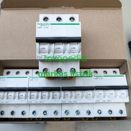 Jual mcb 10a 3p schneider iK60N/mcb schneider 10a 3 phase/mcb 6ka - 20 - Jakarta Pusat - markas ...