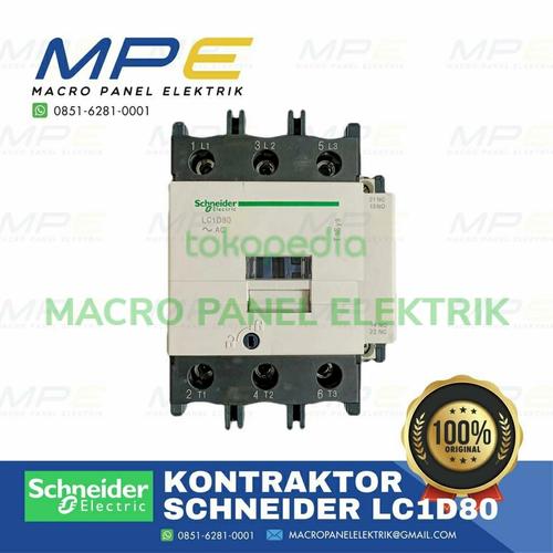 Jual Contactor / Kontaktor SCHNEIDER LC1D80 220VAC - Jakarta Pusat ...