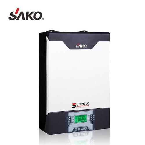 Jual SAKO Hybrid Off / On Grid Inverter 5000W - Pure Sine Wave 5KW MPPT ...